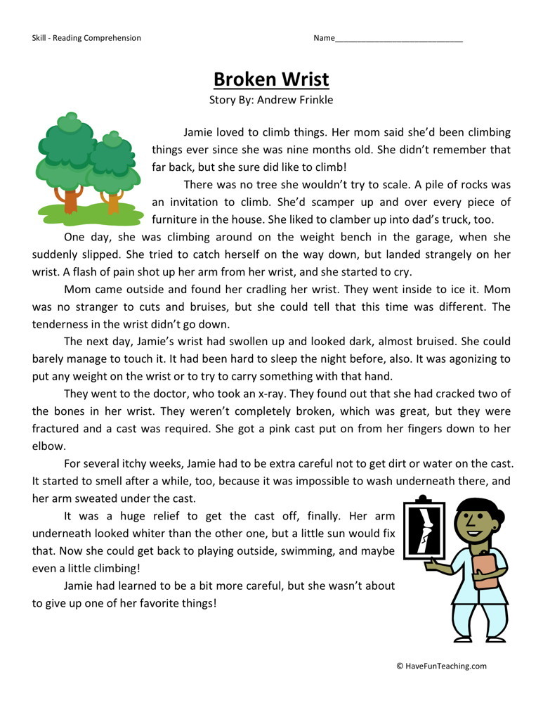Reading Comprehension Worksheets For 4th Graders Reading Comprehension Worksheets For 4th Graders
