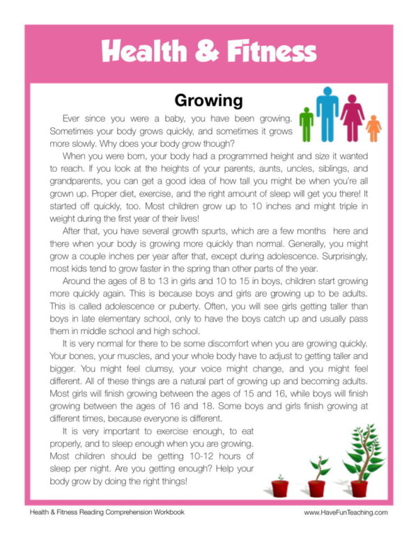 Fifth Grade Reading Comprehension Worksheets