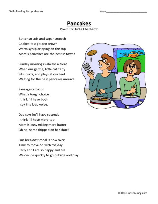 Comprehension Worksheets