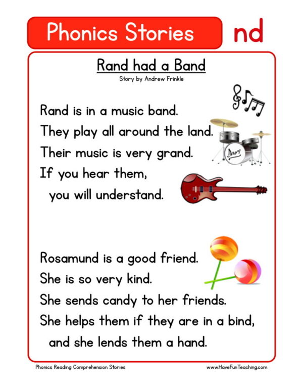 Comprehension Worksheets