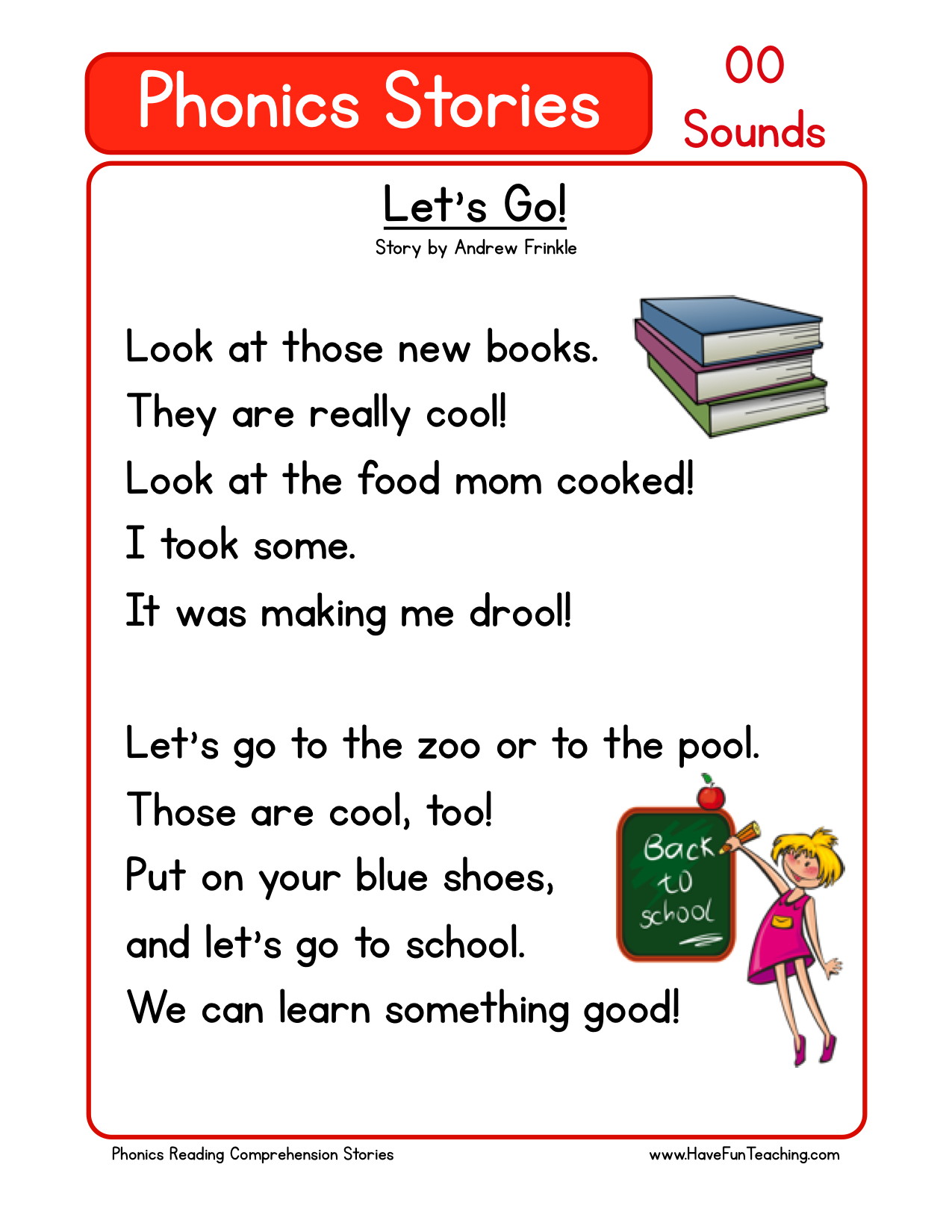 Reading Comprehension Worksheet Let s Go Reading Comprehension Worksheet Let s Go