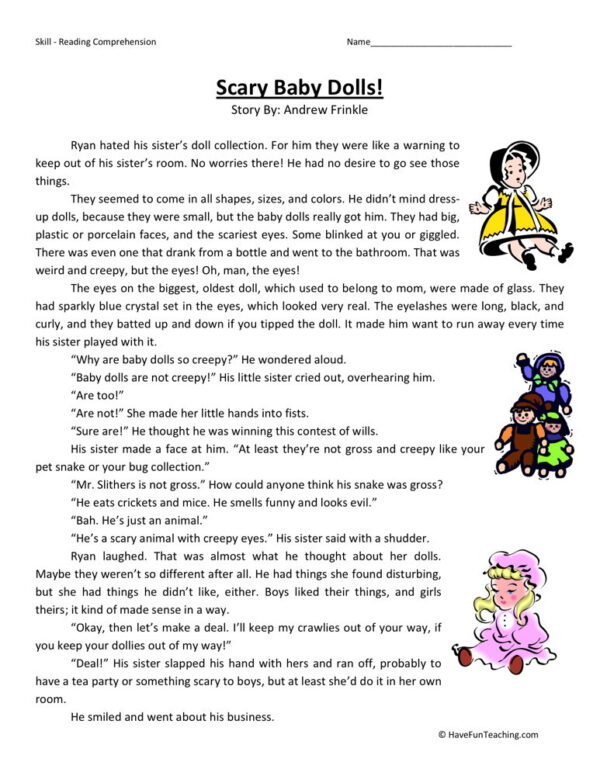 Comprehension Worksheets